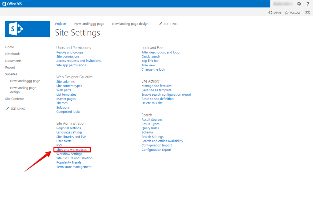 Deleting a SharePoint Subsite in Office 365 - Toni on Tech